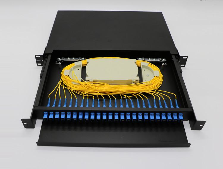 Type optique léger de tiroir de support des ports FTTH du coffret d ...